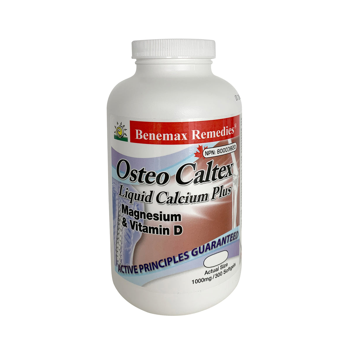 Benemax Remedies Osteo Caltex 1000mg x 300Softgels – BENEMAX Health ...