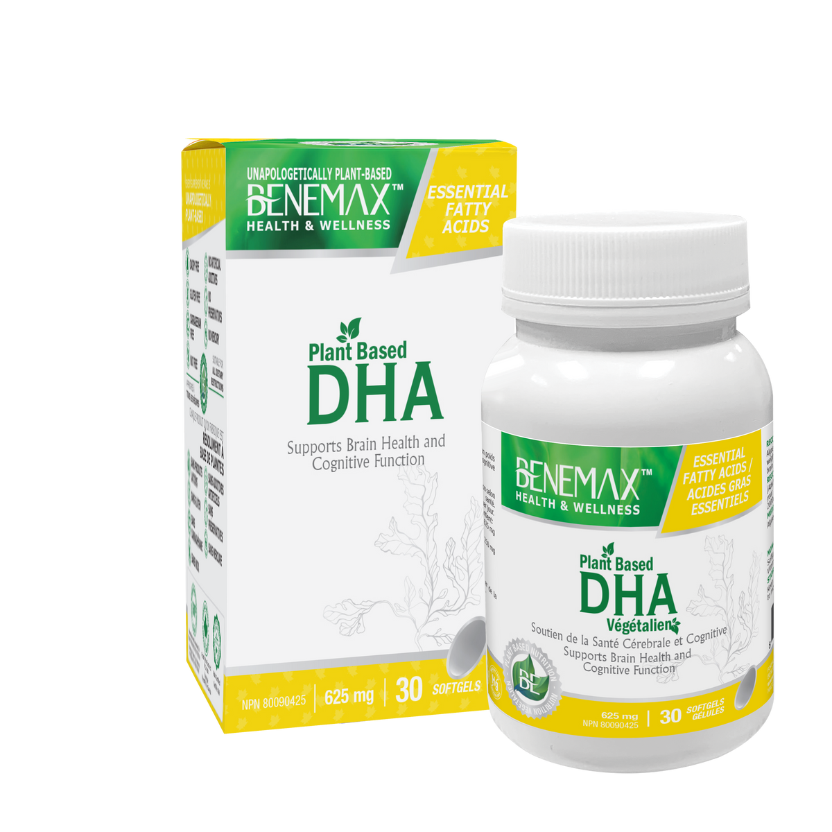 100% Plant-Based DHA Supplements | Benemax Health & Wellness – BENEMAX ...