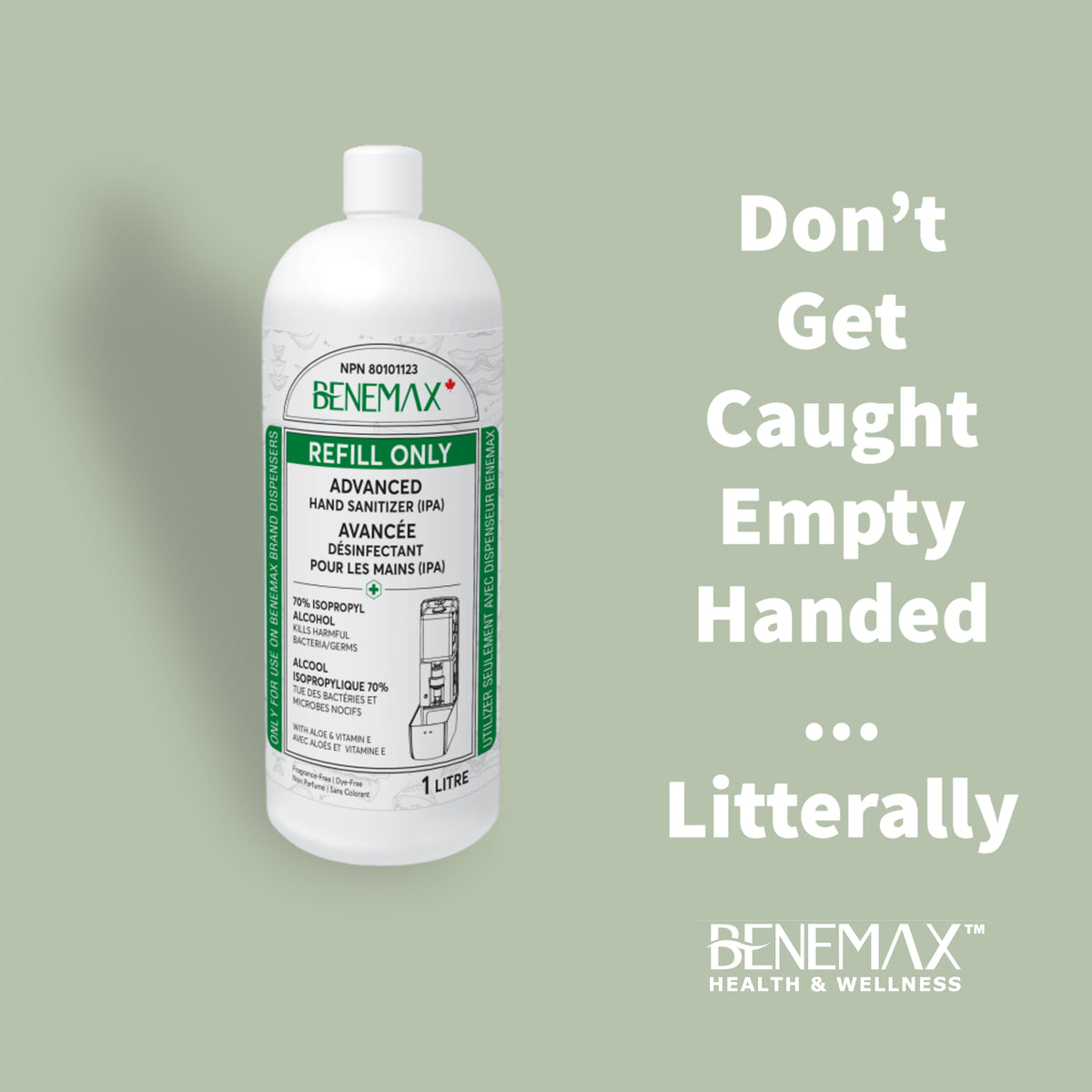 BENEMAX REFILLS - 2 x 1L (32oz) – BENEMAX Health & Wellness